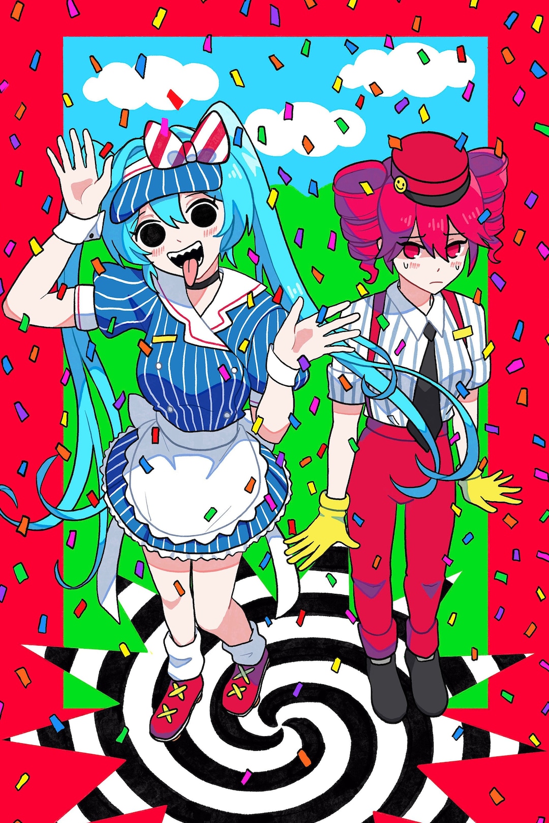 Hatsune Miku Kasane Teto Vocaloid Mesmerizer Mini Poster Print - Etsy