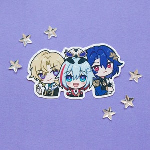 Honkai Star Rail HSR Dr.ratio Aventurine Topaz Chibi Vinyl Stickers - Etsy