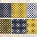 Black and Yellow Hearts Seamless Digital Patterns, 20 Crafting Papers ...