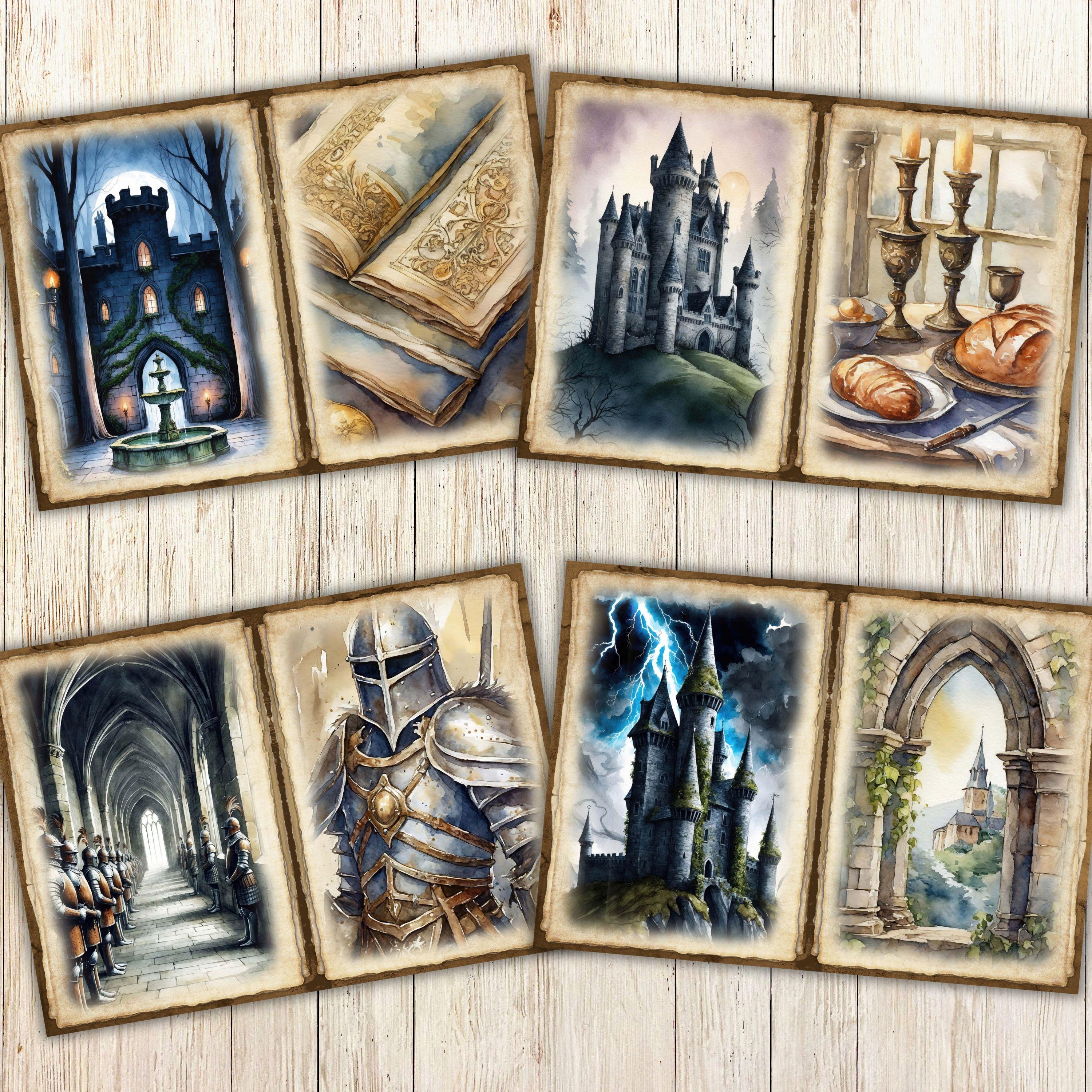 Medieval Junk Journal Pages and Ephemera, Middle Ages, Kingdom ...