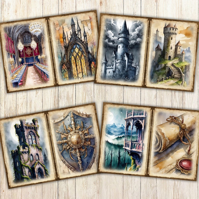 Medieval Junk Journal Pages and Ephemera, Middle Ages, Kingdom ...