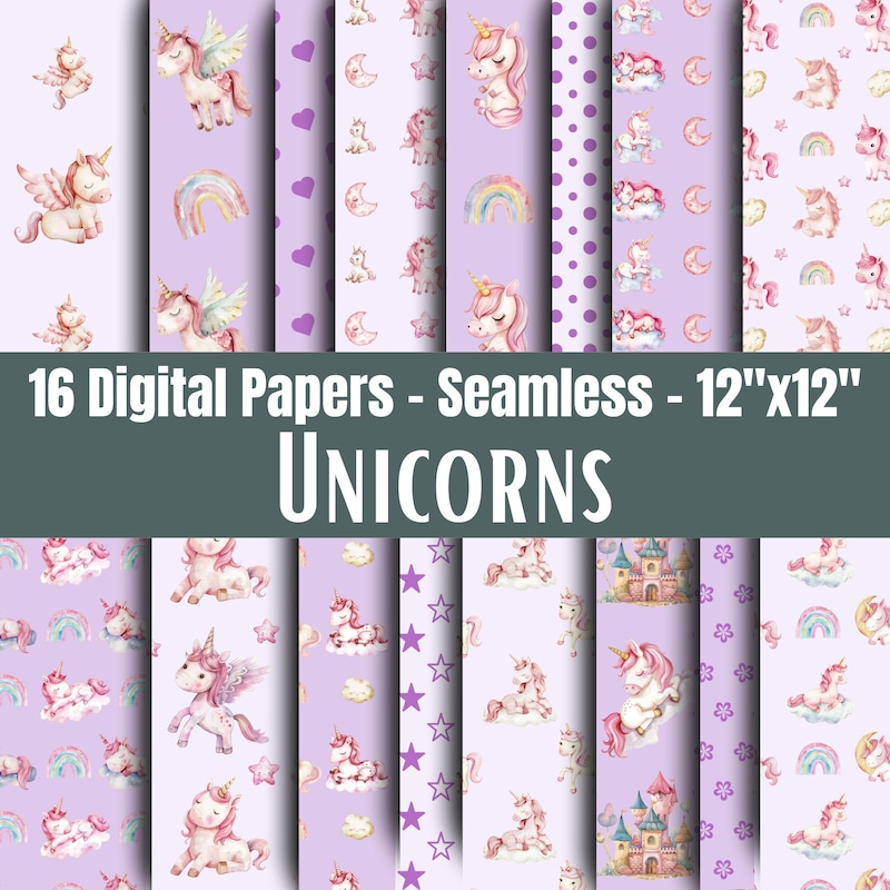 Fantasy Unicorn Wallpaper - Etsy