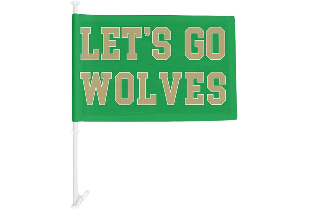 Buford Wolves let's Go Wolves Gameday Car Flag - Etsy