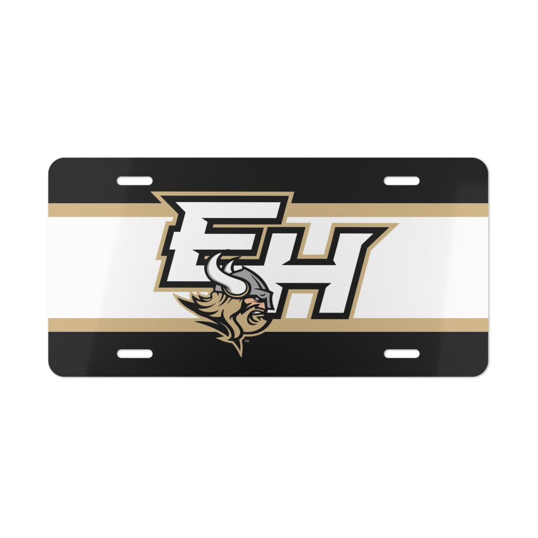 East Hall Vikings Super Stripe Vanity License Plate - Etsy
