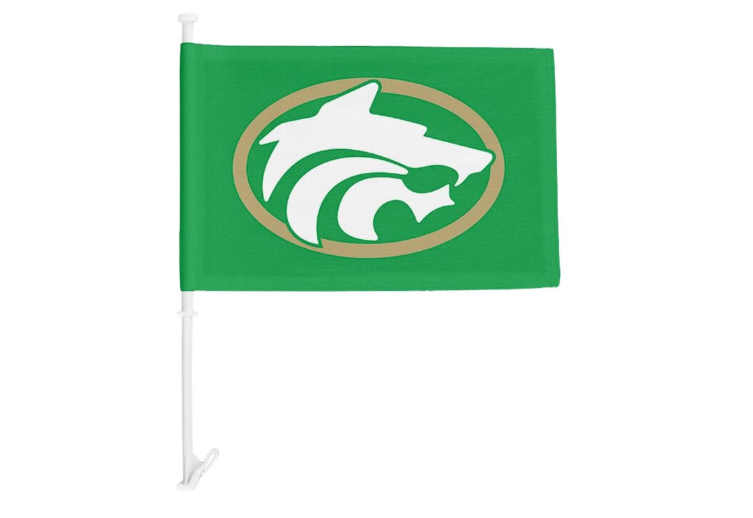 Buford Wolves Gameday Green Team Logo Car Flag - Etsy