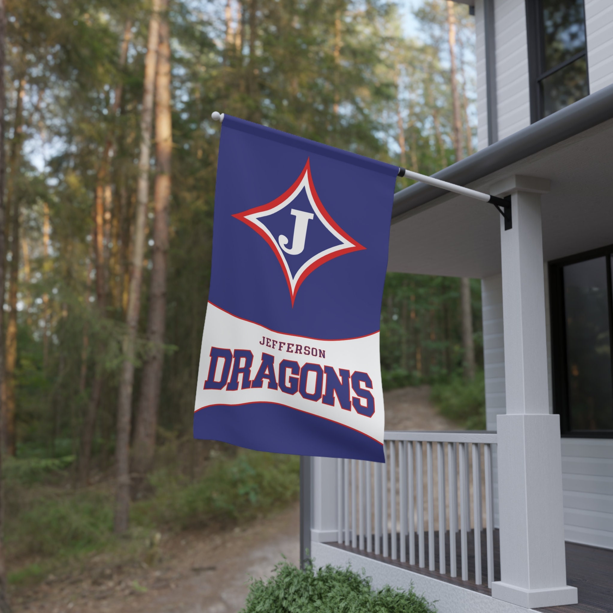 Jefferson Dragons 3' X 5' Team Profile Flag - Etsy