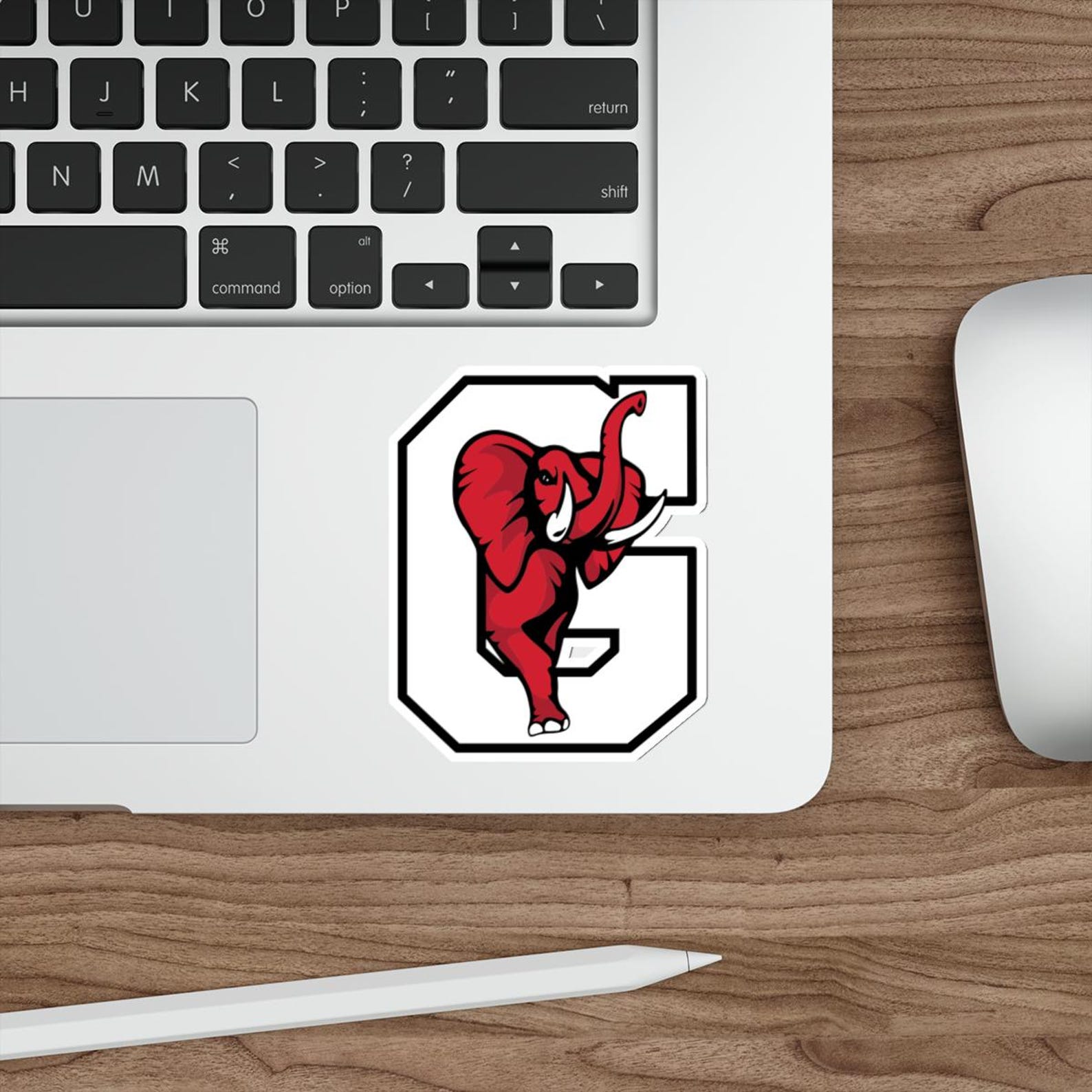 Gainesville Red Elephants 4"x4" Team Logo Decal - Etsy
