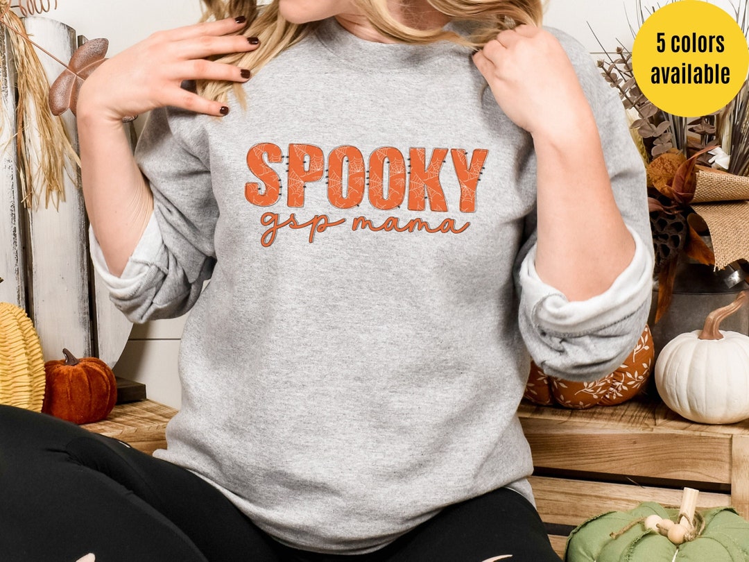 Halloween German Shorthaired Pointer Dog Mama Sweatshirt, Spooky GSP ...