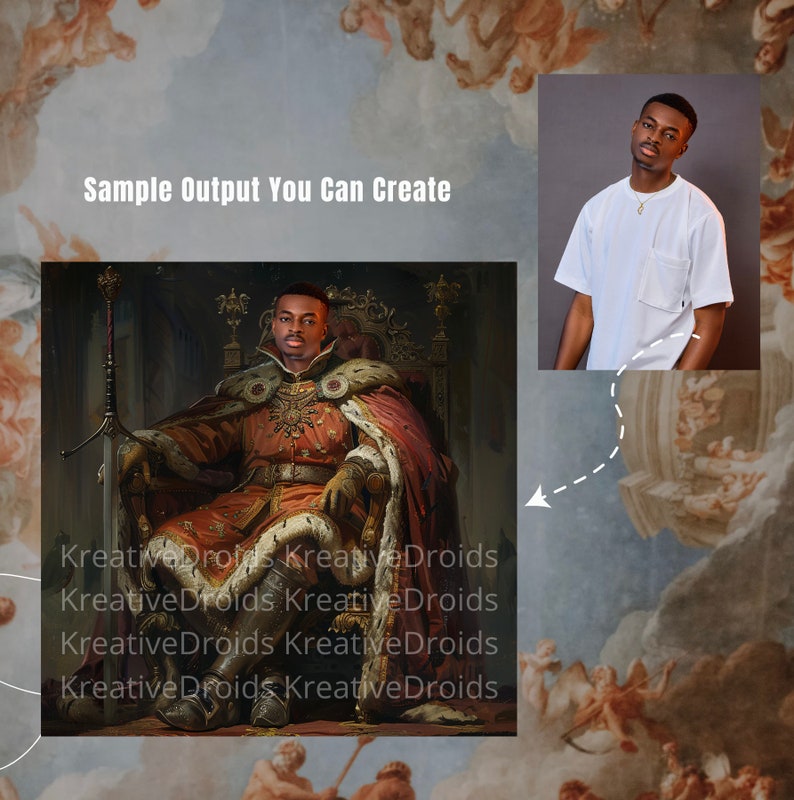 TAKE ALL 21 Male Portrait Templates Bundle Mixed Designs Royal Portrait ...