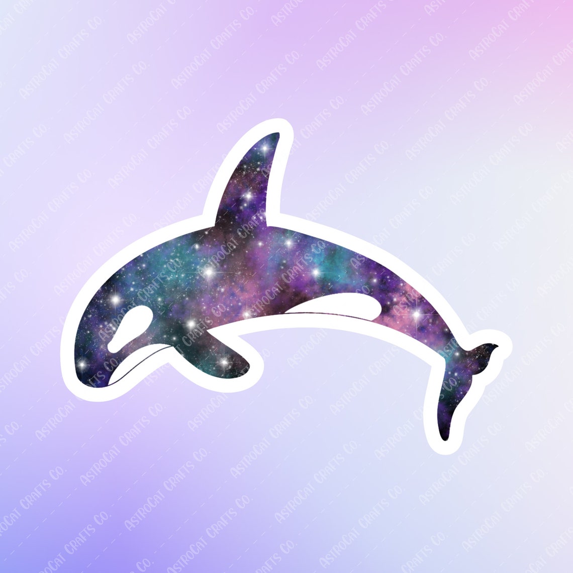 Space Animals Orca Killer Whale - STICKER - Etsy