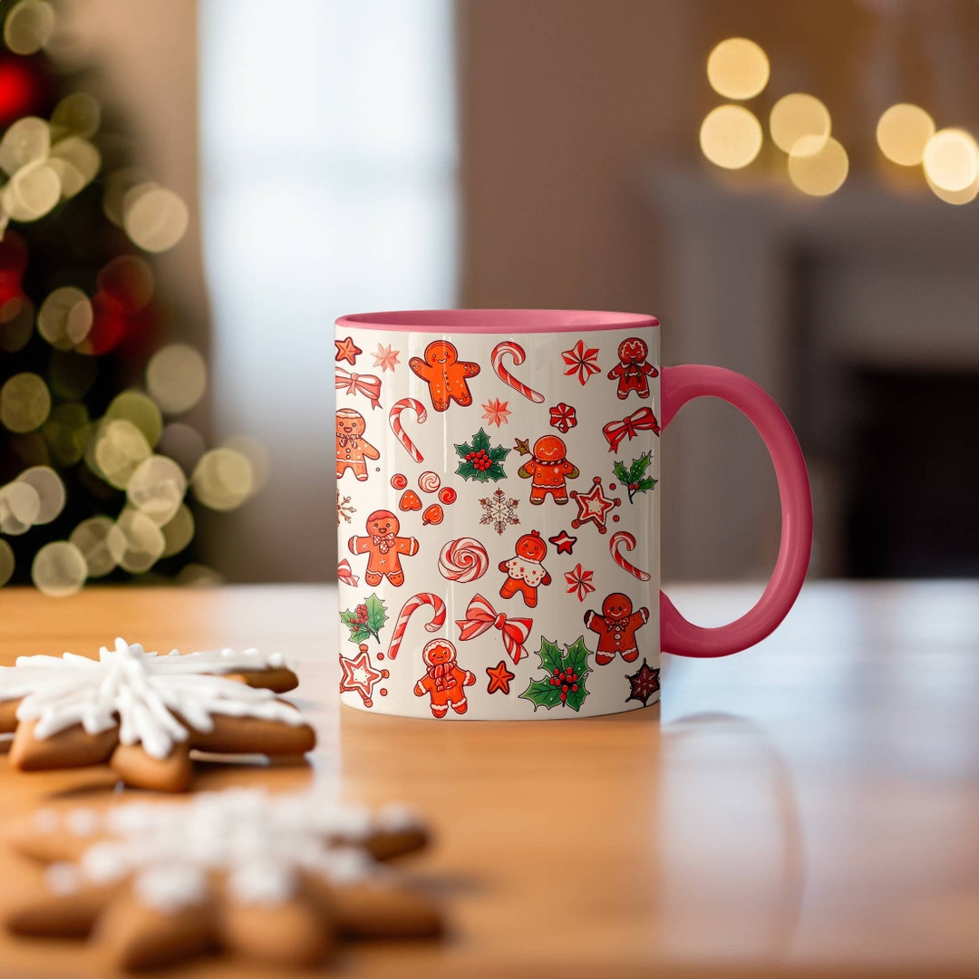 CHRISTMAS GINGERBREAD Mug, Cozy Season Mug, Gingerbread Mug, Hot ...