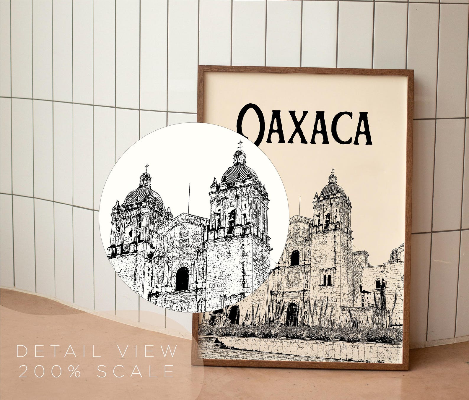 Oaxaca Print Mexican Print Mexican Location Wall Art Print Mexico ...