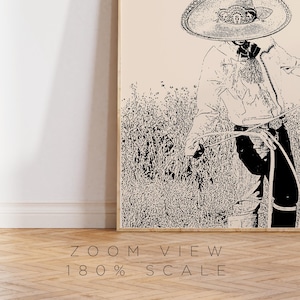 Charro Mexicano Art Print: Chicano Cowboy Folklore (digital Download ...