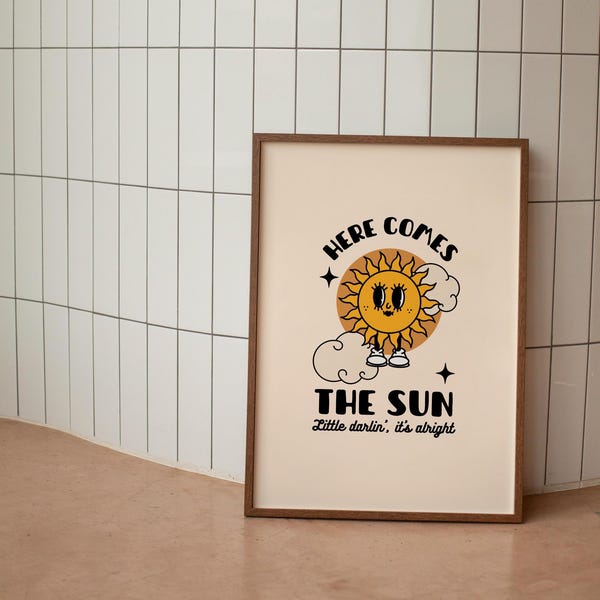 Sun Poster - Etsy