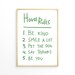 Green Poster House Rules Art Print Printable Art Trendy - Etsy