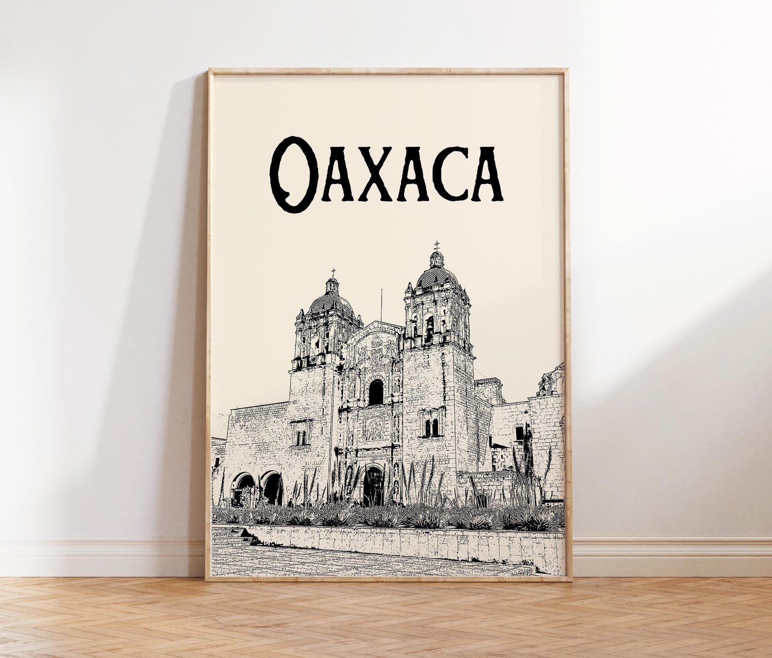 Oaxaca Print Mexican Print Mexican Location Wall Art Print Mexico ...