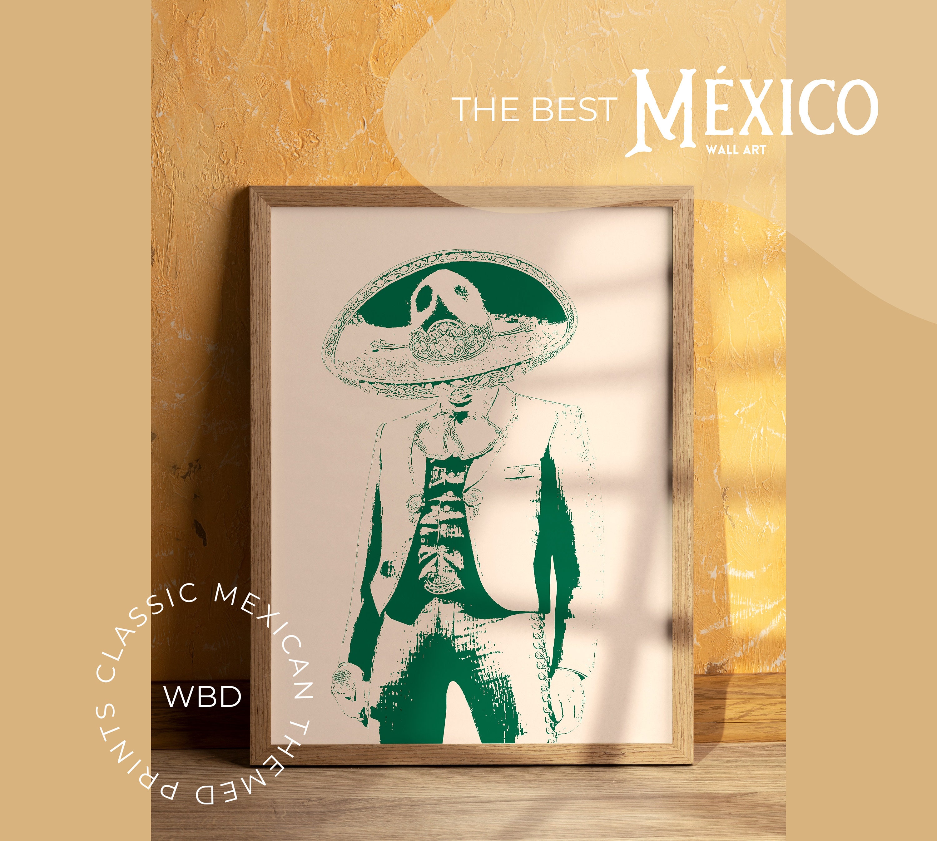 Charro Mexicano Print Mariachi Printable Trendy Mexican Wall Art ...