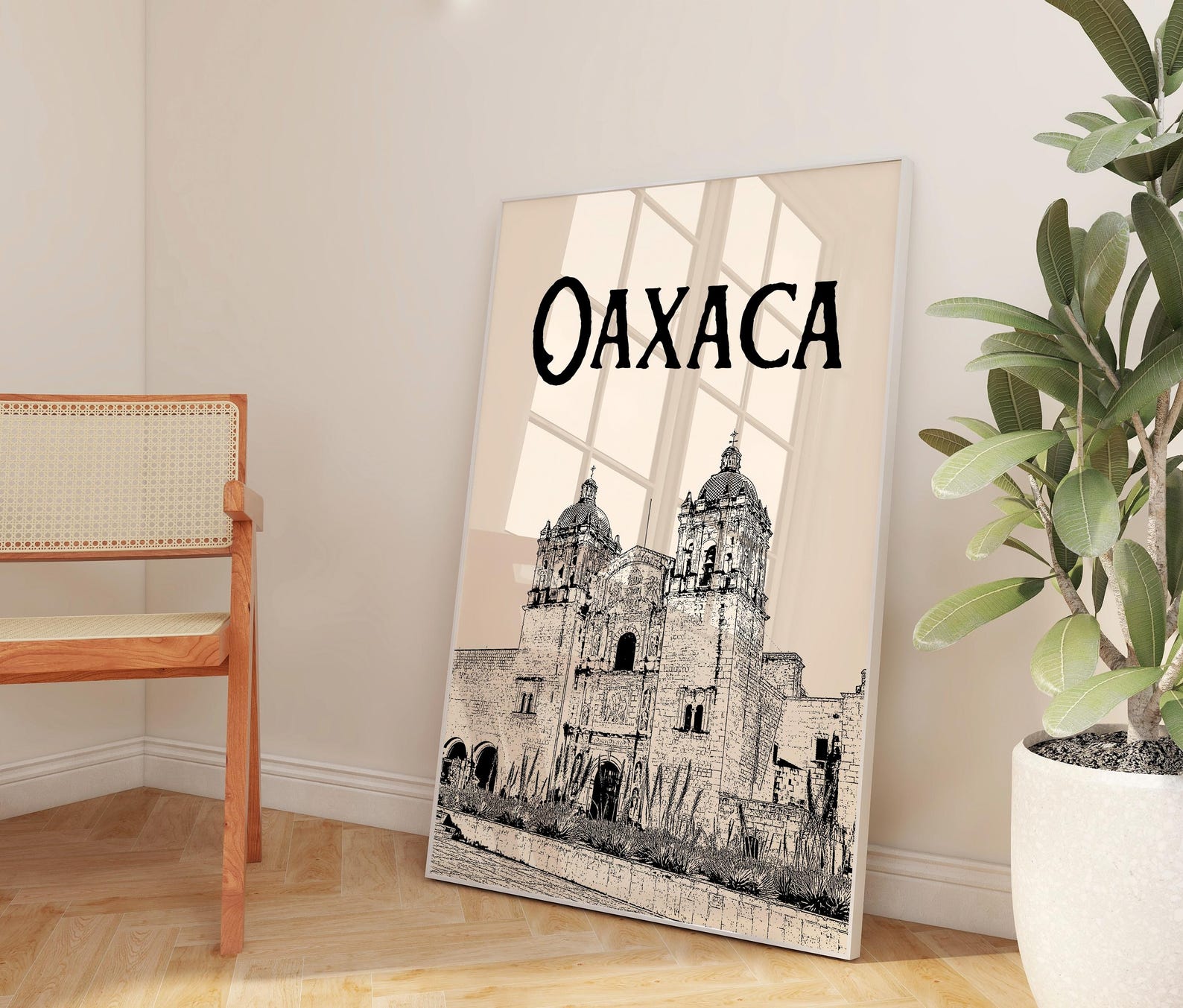 Oaxaca Print Mexican Print Mexican Location Wall Art Print Mexico ...