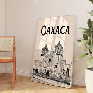 Oaxaca Print Mexican Print Mexican Location Wall Art Print Mexico ...