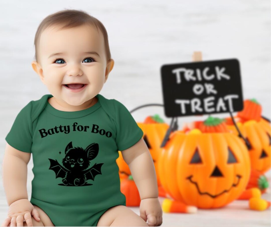 Batty for Boo Gender Neutral Onesie Perfect for Your Lil Scarer & Just ...