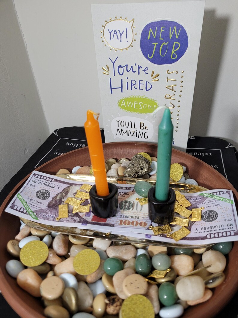 Job Spell / Employment/ Road Opener / Career Spell / Candle Service - Etsy