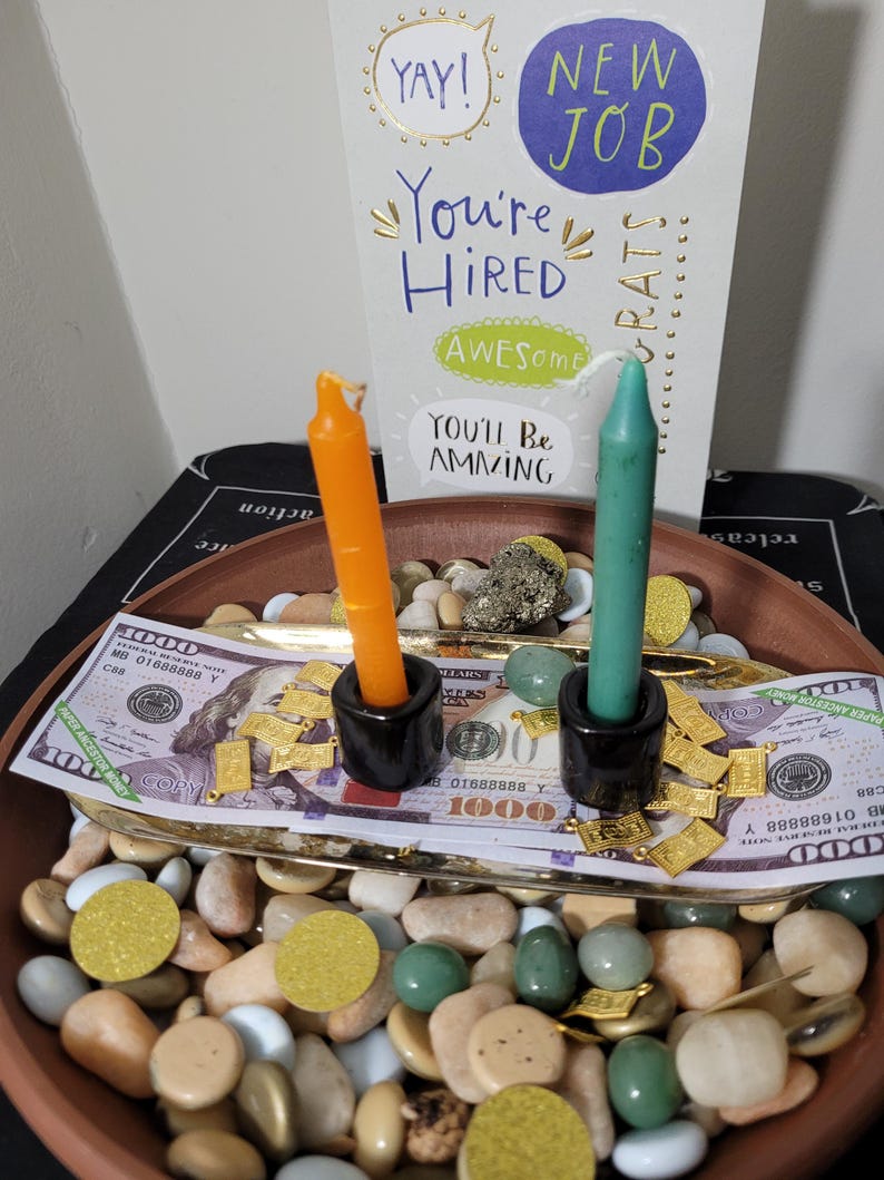 Job Spell / Employment/ Road Opener / Career Spell / Candle Service - Etsy