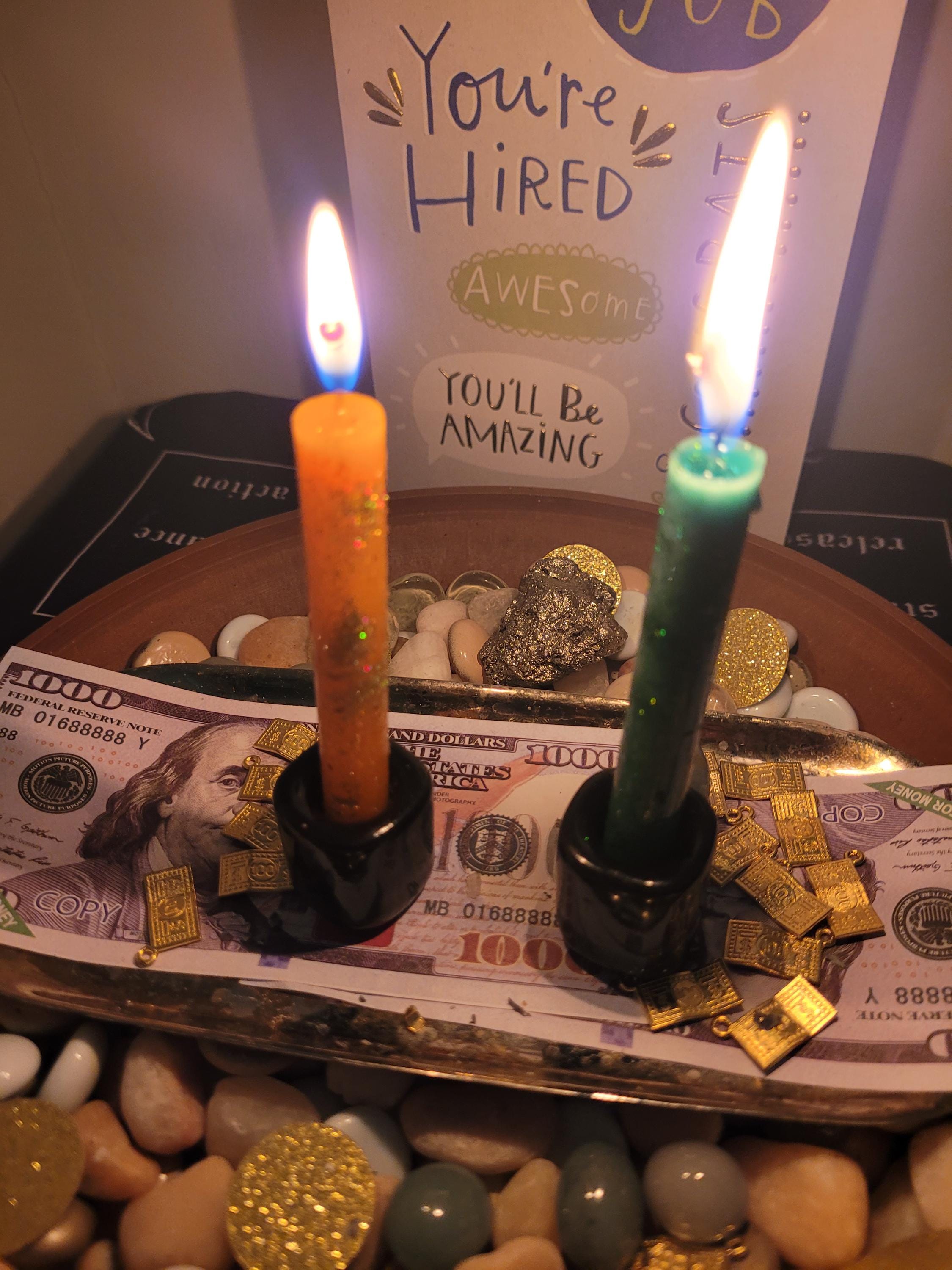 Job Spell / Employment/ Road Opener / Career Spell / Candle Service - Etsy