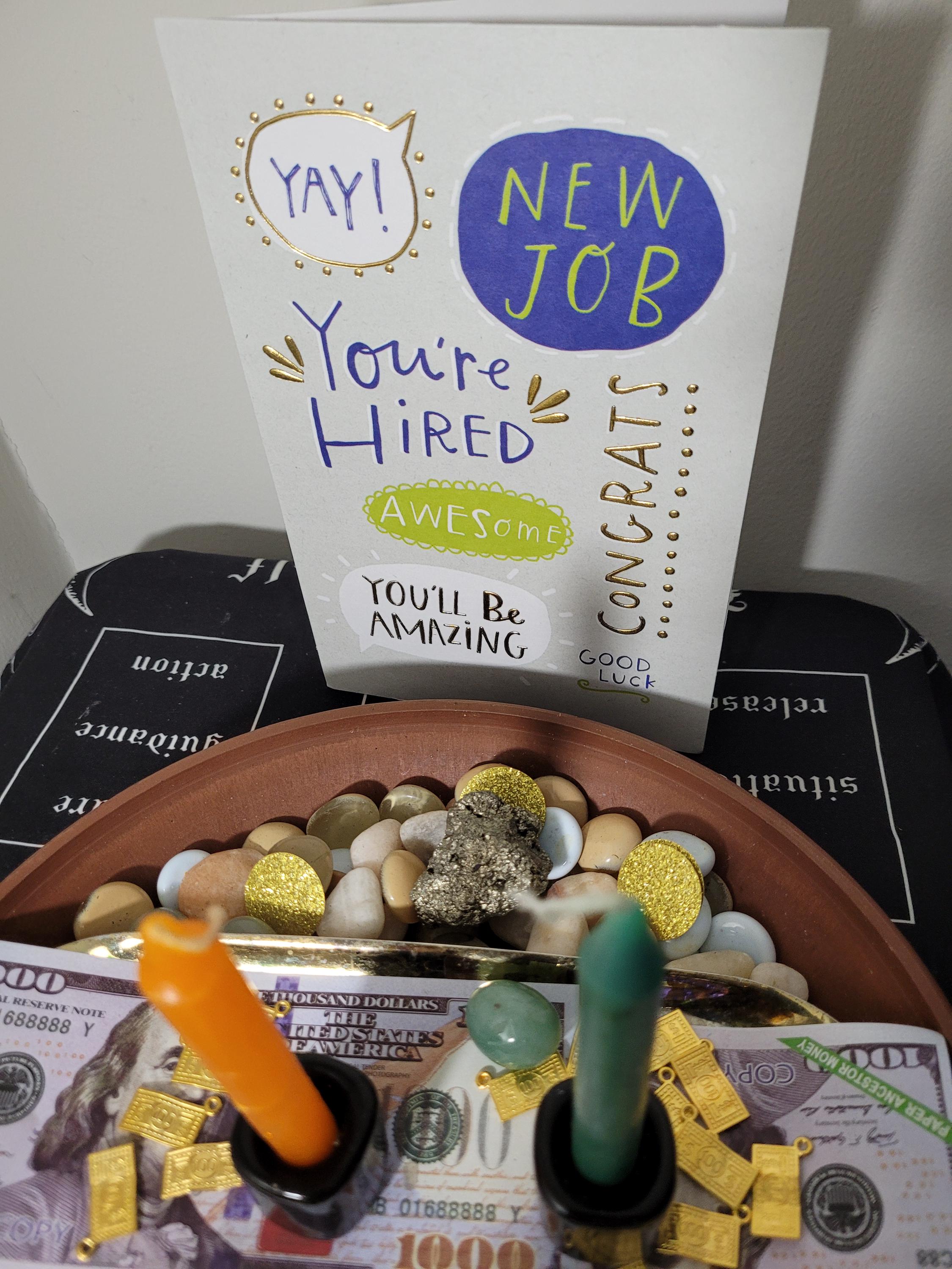 Job Spell / Employment/ Road Opener / Career Spell / Candle Service - Etsy