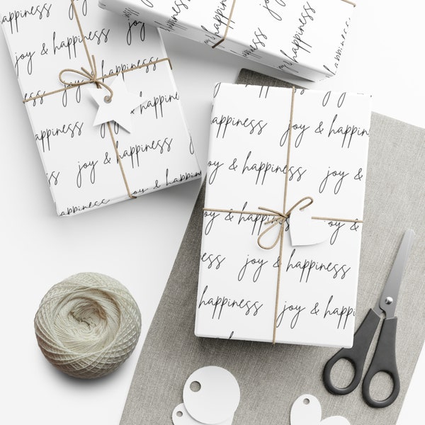 Joy Wrapping Paper - Etsy