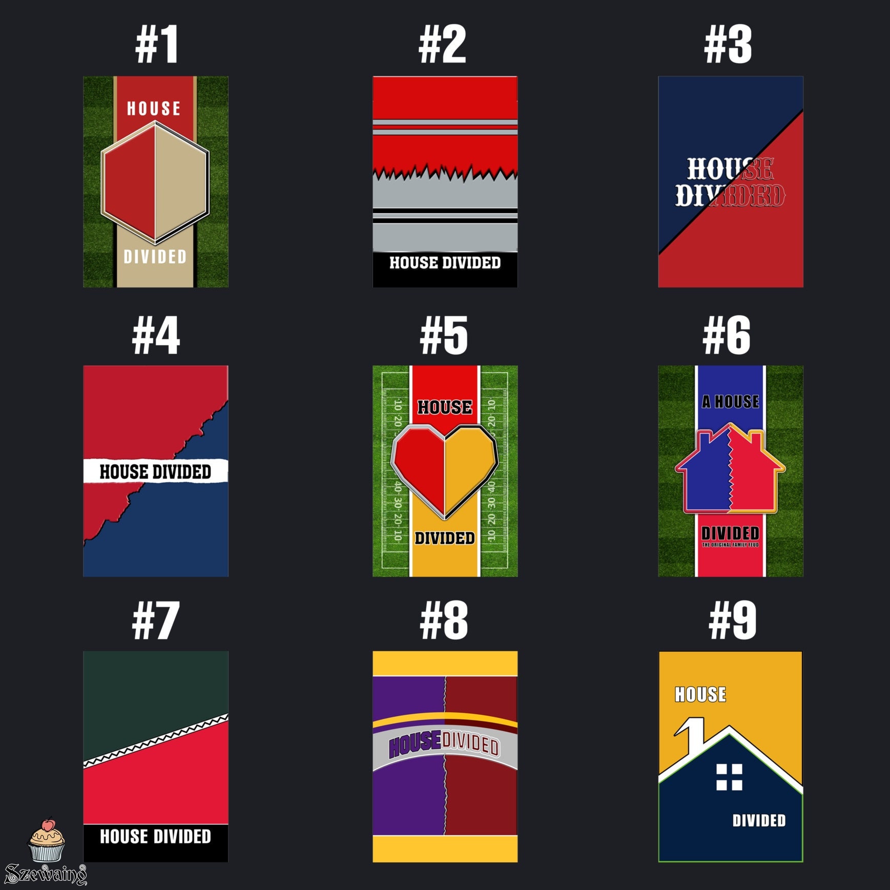 Personalize House Divided Flag Custom House Divided Any - Etsy