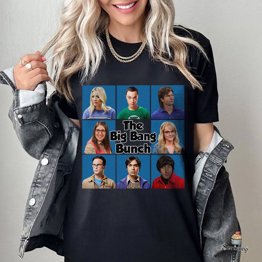 Big Bang Theory the Brady Bunch Style Shirt, Sheldon Cooper Vintage ...