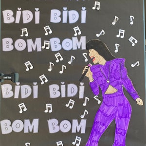 Selena Theme Door Decoration - Etsy