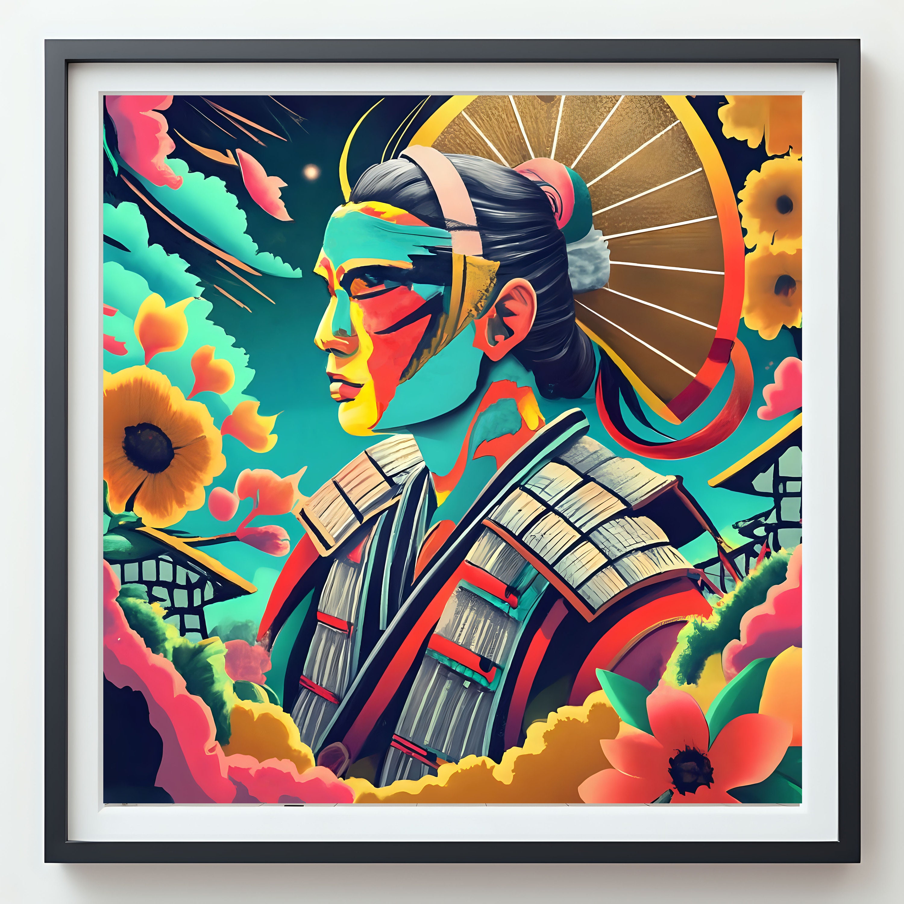 Samurai Art Prints Samurai Poster - Etsy