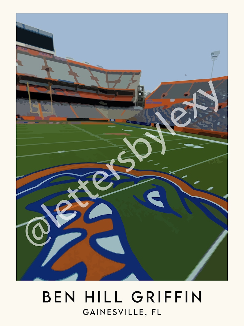 UF Spirit/gainesville Posters - Etsy