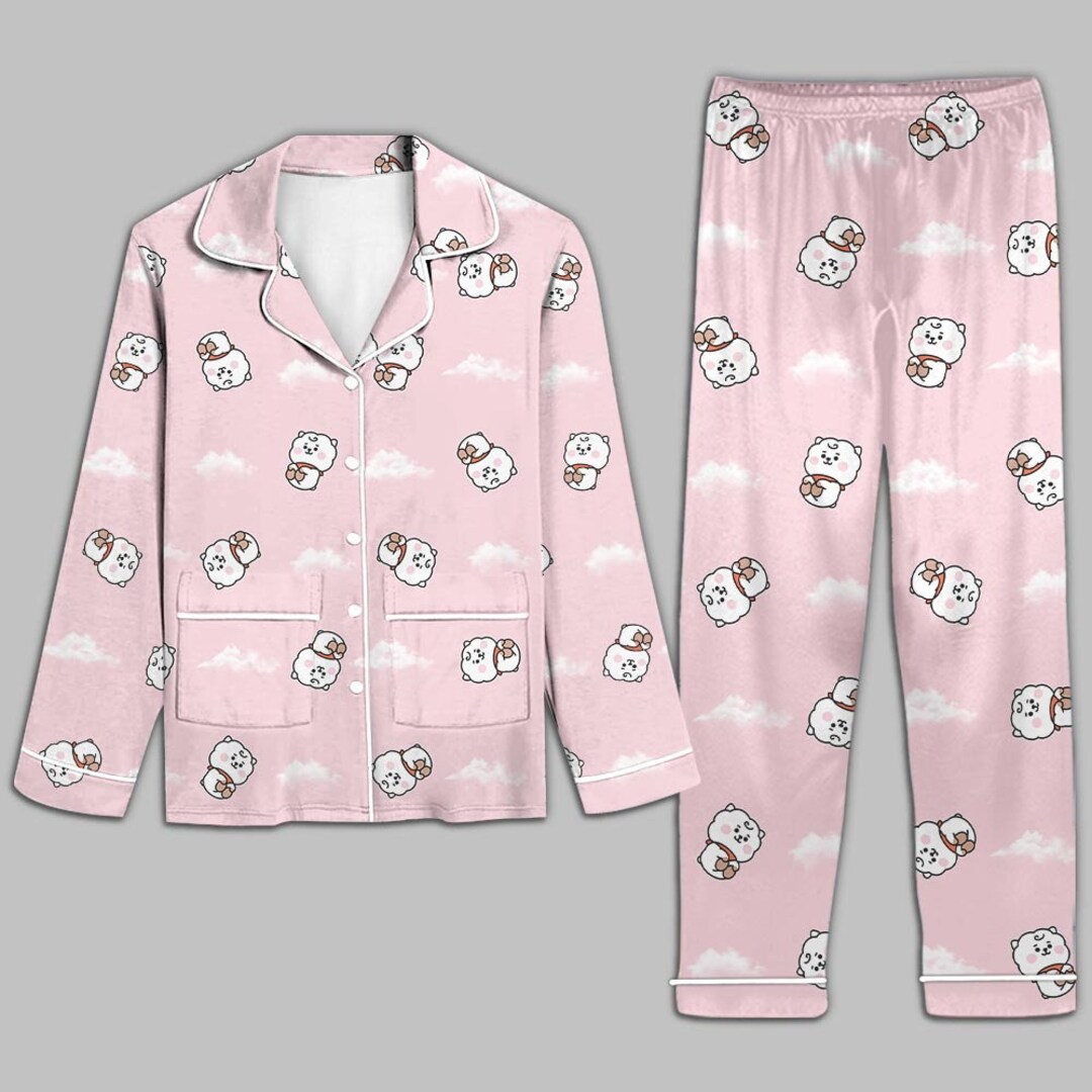 BTS Jin Pajama Set Kpop Bangtan Christmas Pajamas Bt21 RJ - Etsy