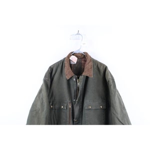 90s Carhartt Mens 2XL Distressed Blanket Lined Chore Barn Jacket Green USA, Vintage Carhartt ...