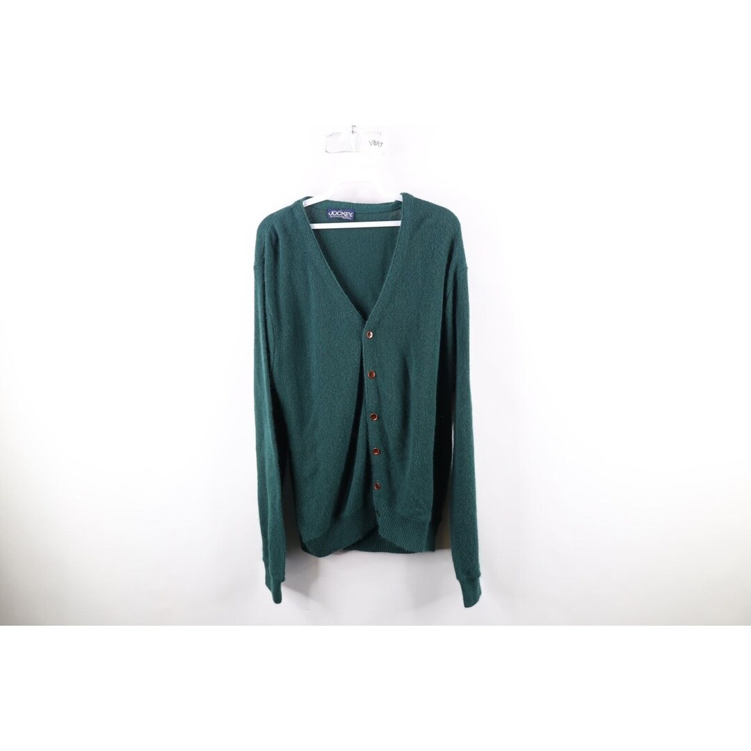 70er Jahre Kurt Cobain Strick Button Strickjacke Grün USA, Vintage Kurt ...