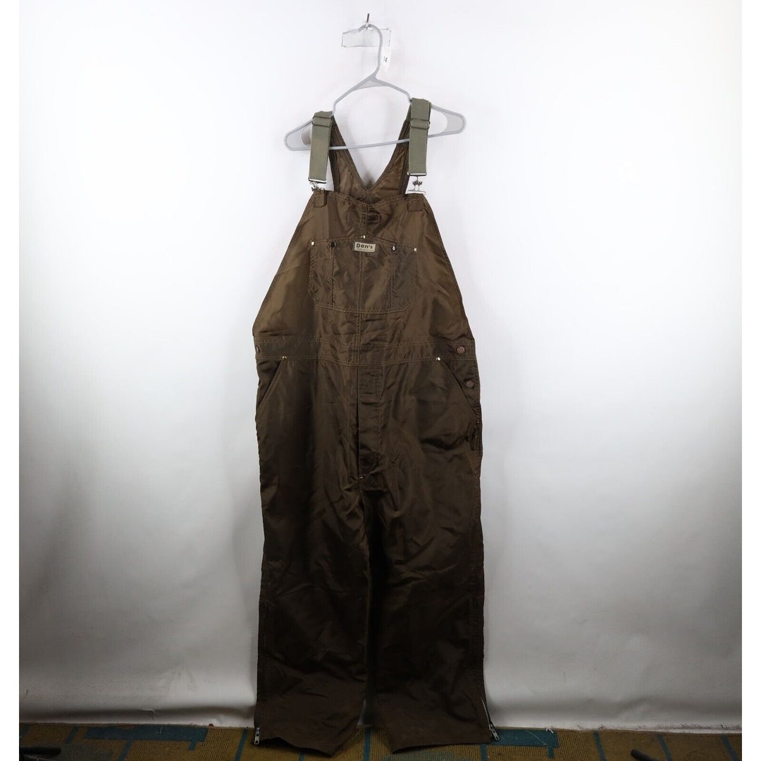 Vintage Dans Hunting Gear Mens 44x28 Hand Made Briar Proof Overalls ...