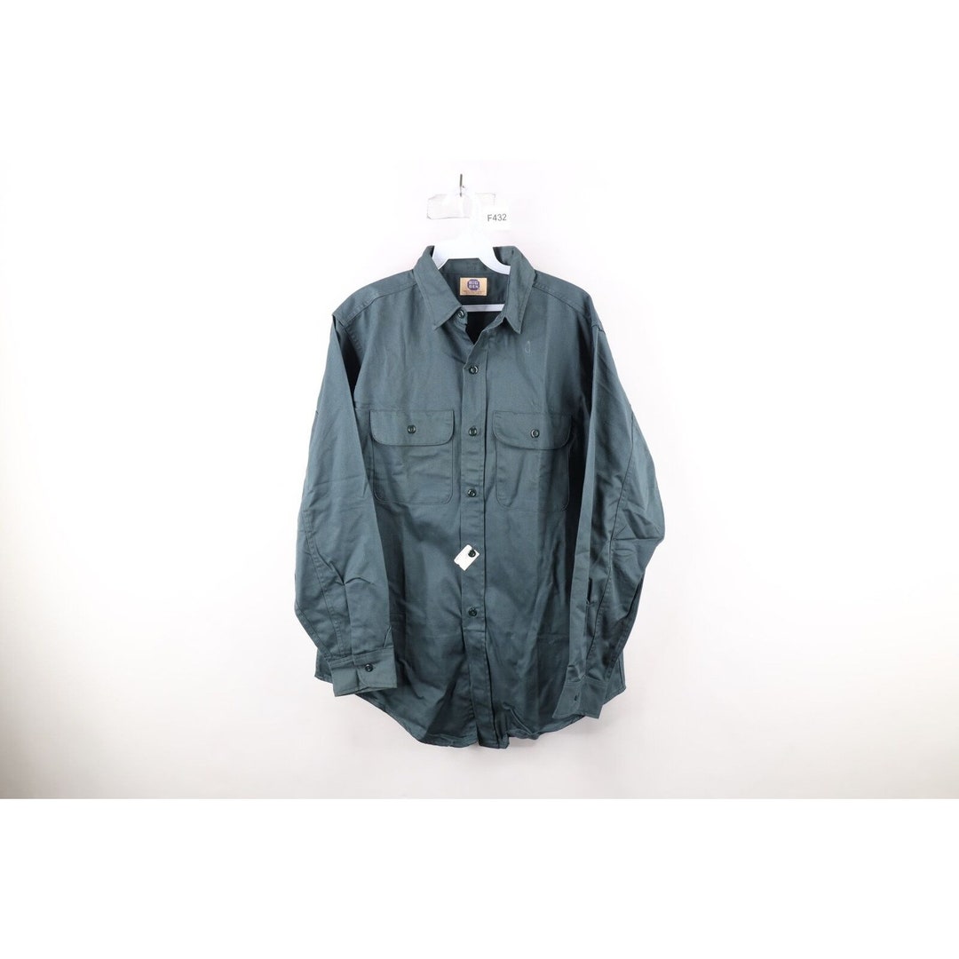 Deadstock Vintage 50s 60s Big Ben Mens Medium Work Mechanic Button ...