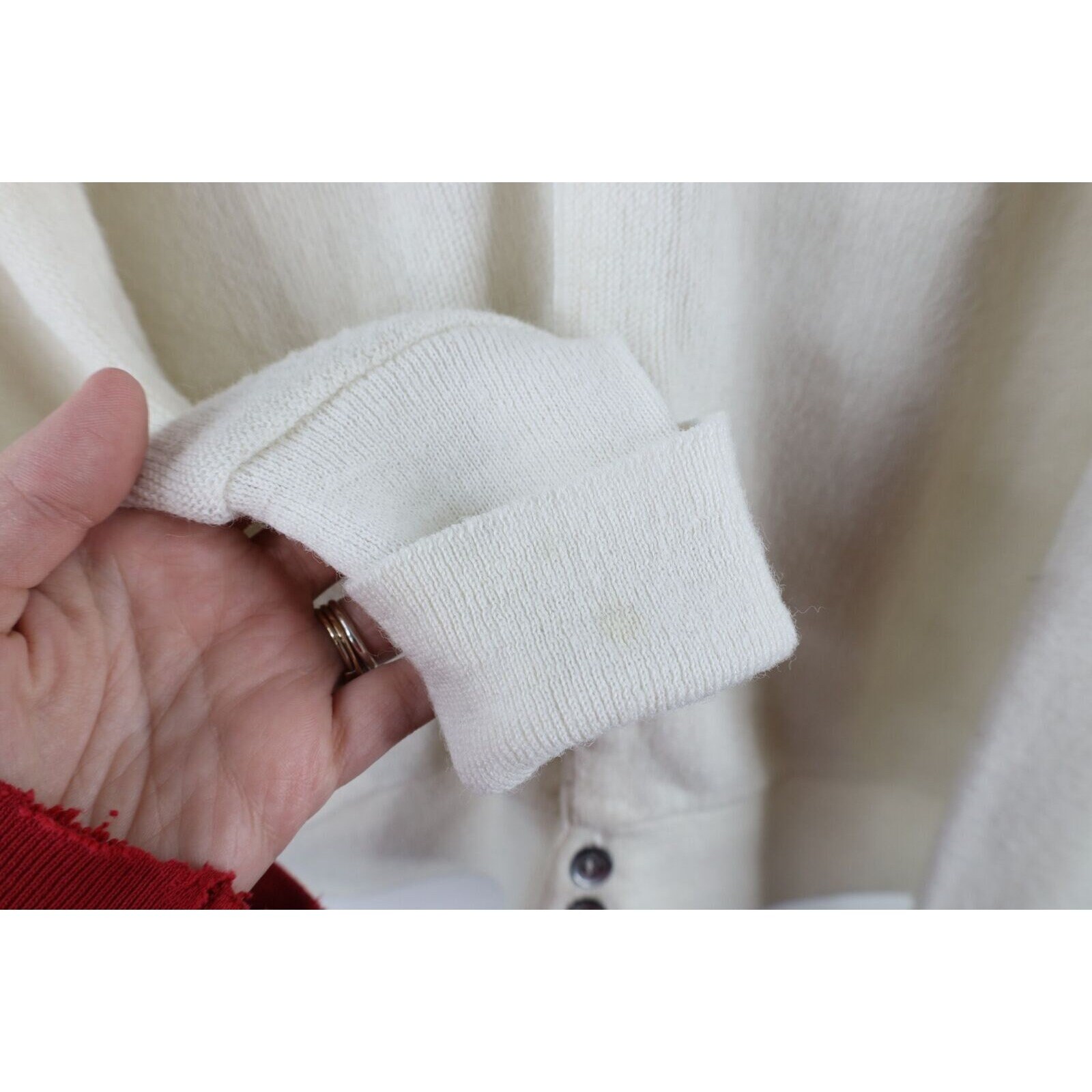 80s Izod Lacoste Mens Medium Croc Logo Knit Cardigan Sweater White USA, Vintage Lacoste Knit ...