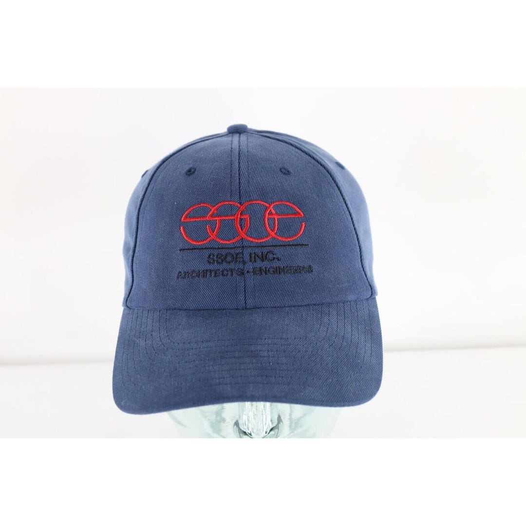 90s Spell Out SSOE Inc Architects Engineers Automotive Strapback Hat ...