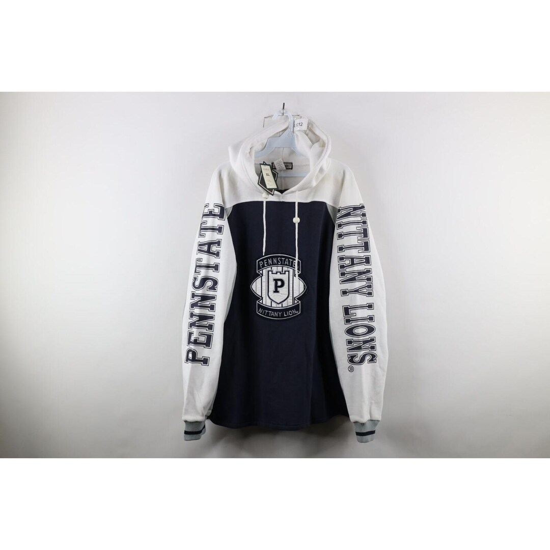 NOS Vintage 90s Mens XL Spell Out Penn State University Hoodie ...