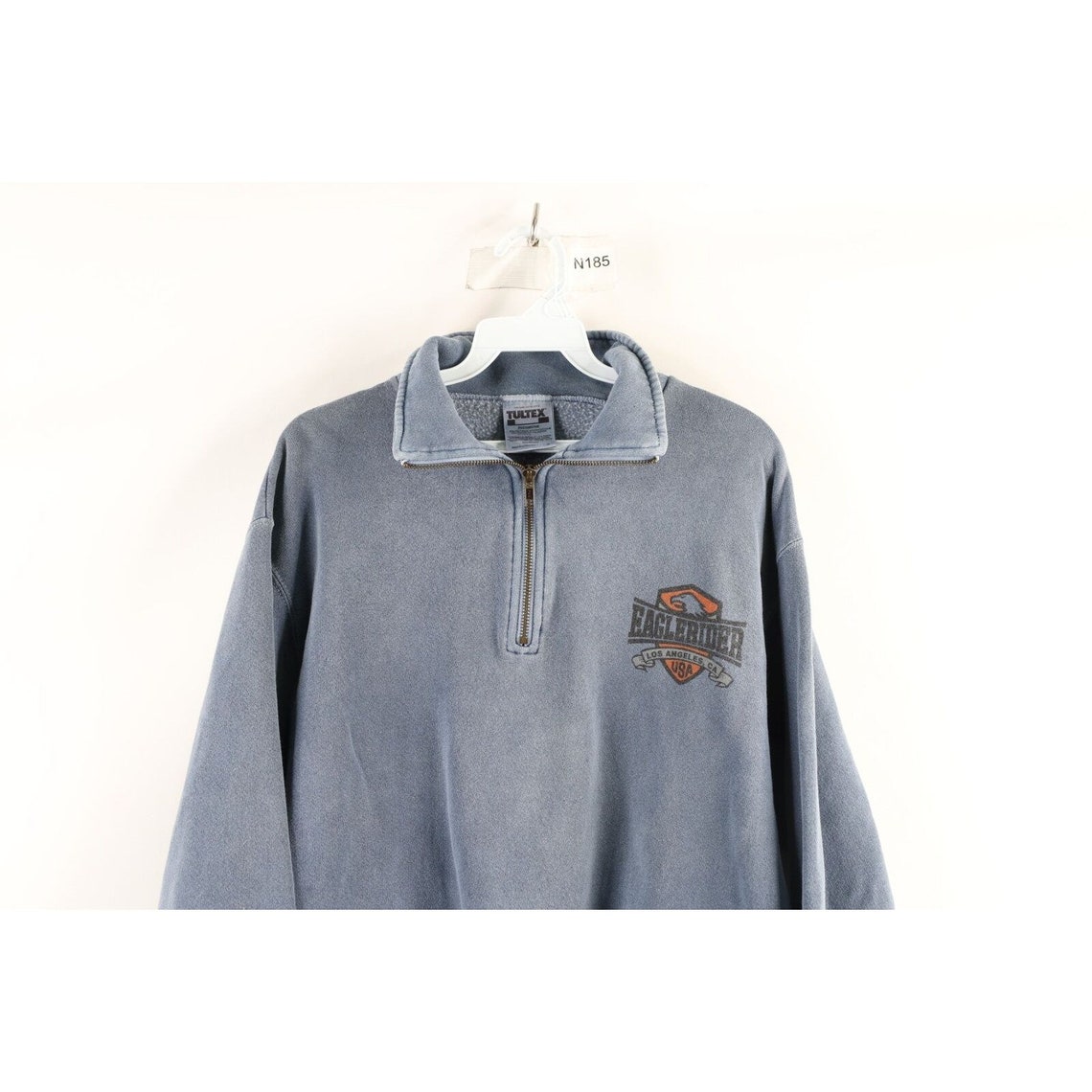 90s Mens M Faded Eaglerider Los Angeles Motorcycle Half Zip - Etsy