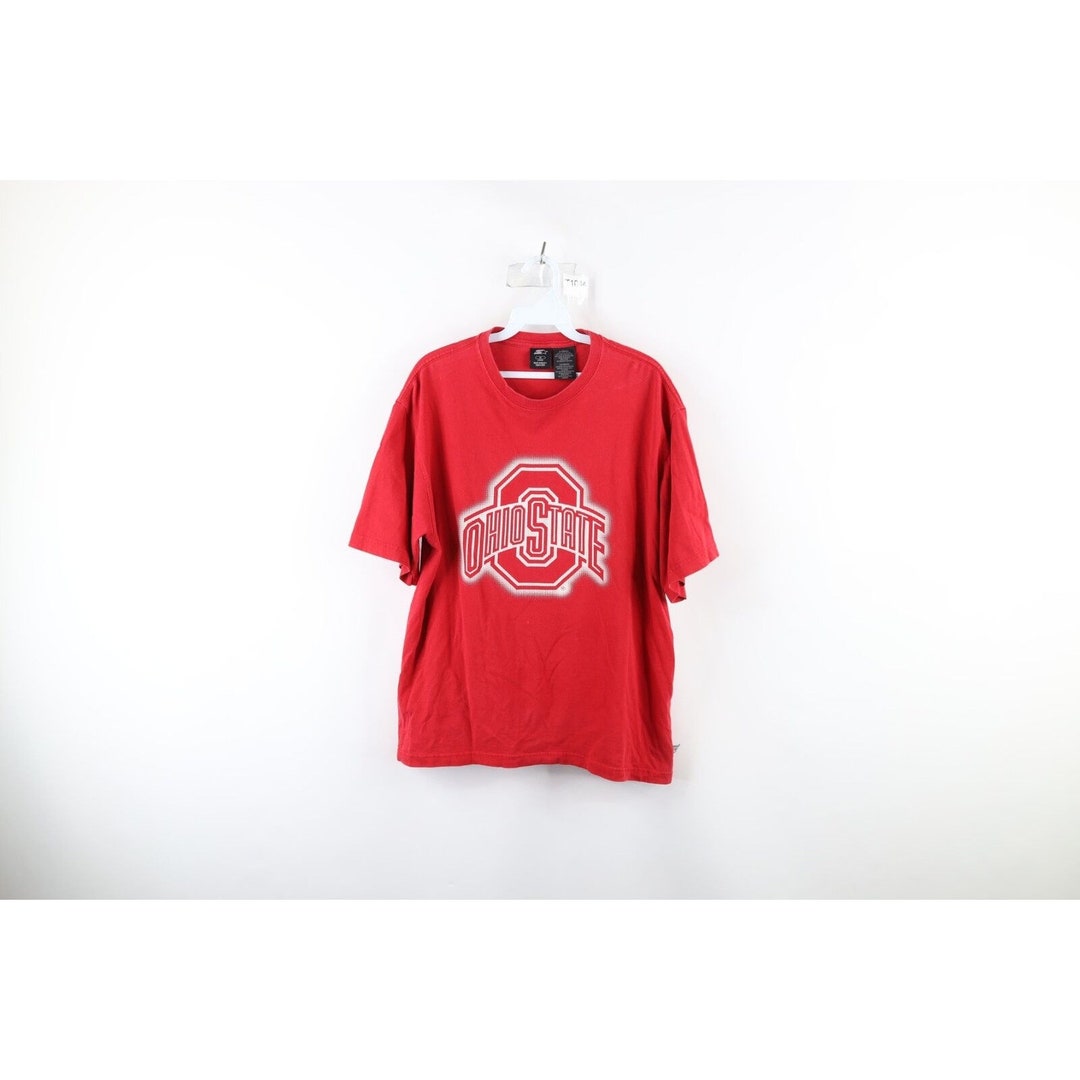 90s Starter Mens Medium Faded Spell Out Ohio State University T-shirt ...