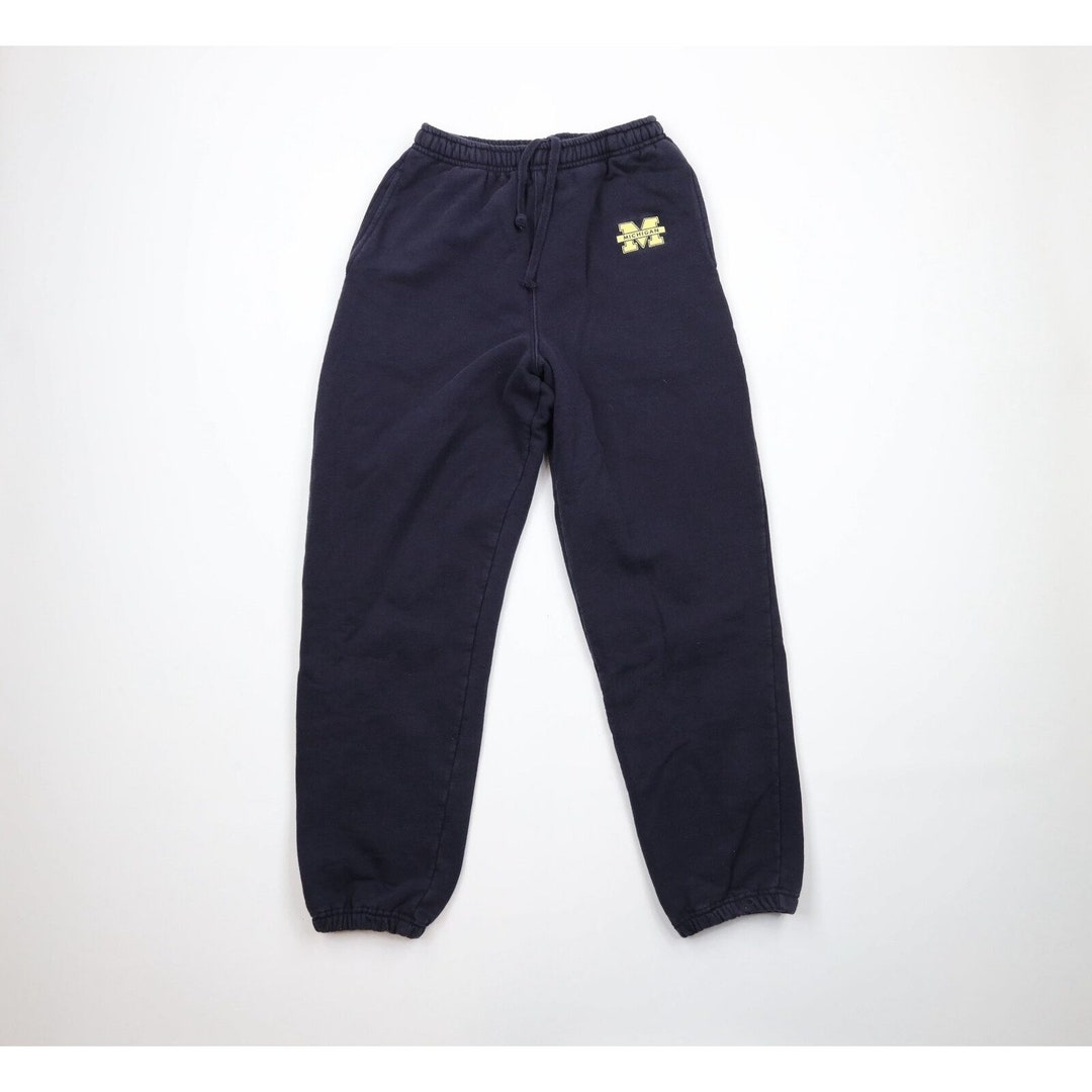90s Lands End Mens Small Faded University of Michigan Sweatpants ...
