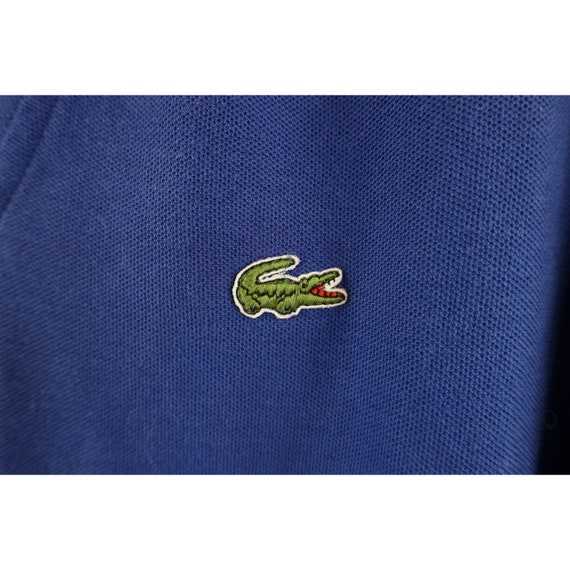 80s Izod Lacoste Mens Lage Croc Logo Pique Cotton Pul… - Gem