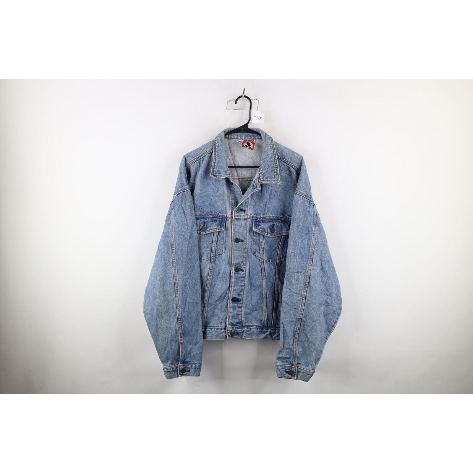 Vintage Mickey Mouse Denim Jacket - Etsy Vintage Mickey Mouse Denim Jacket - Etsy