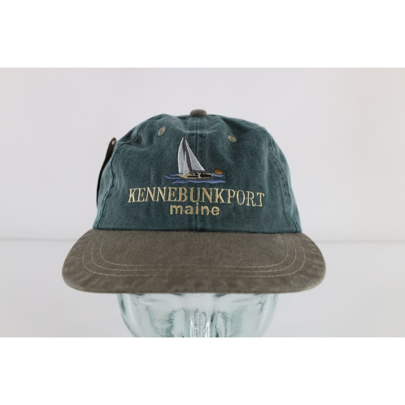 Deadstock Vintage 90s Streetwear Spell Out Kennebunkport Maine Long ...