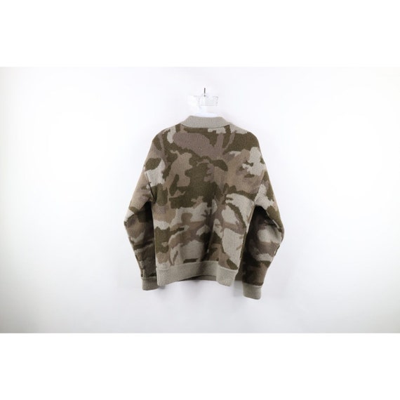 90s Cabelas Mens Small Heavyweight Wool Camouflage Sw… - Gem