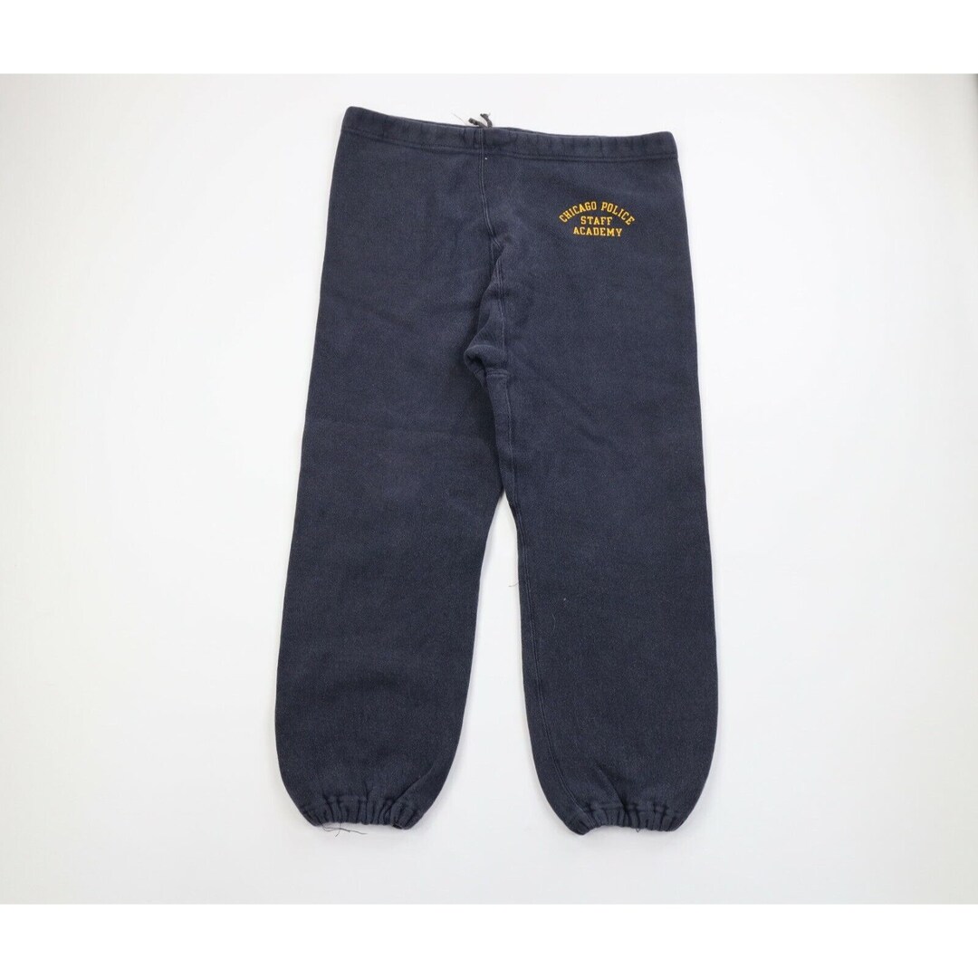 60s Champion Reverse Weave Chicago Police Academy Joggers USA Mens ...